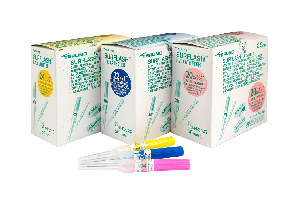 TERUMO SURFLASH cathéter intraveineux droit PUR /50 Unités | Sodimed